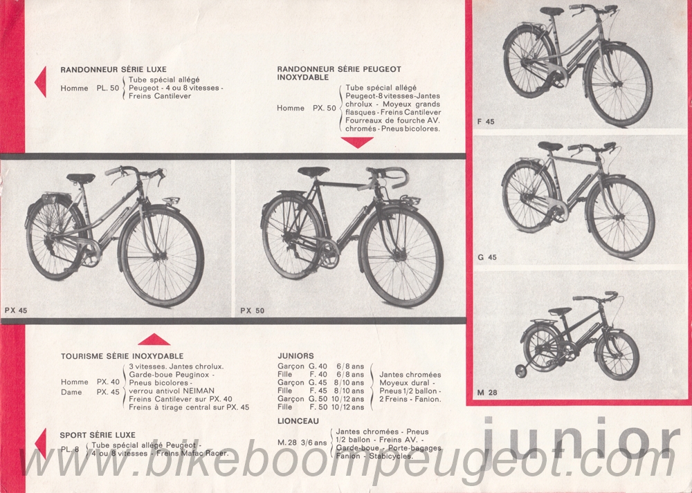 Peugeot 1963 France Brochure